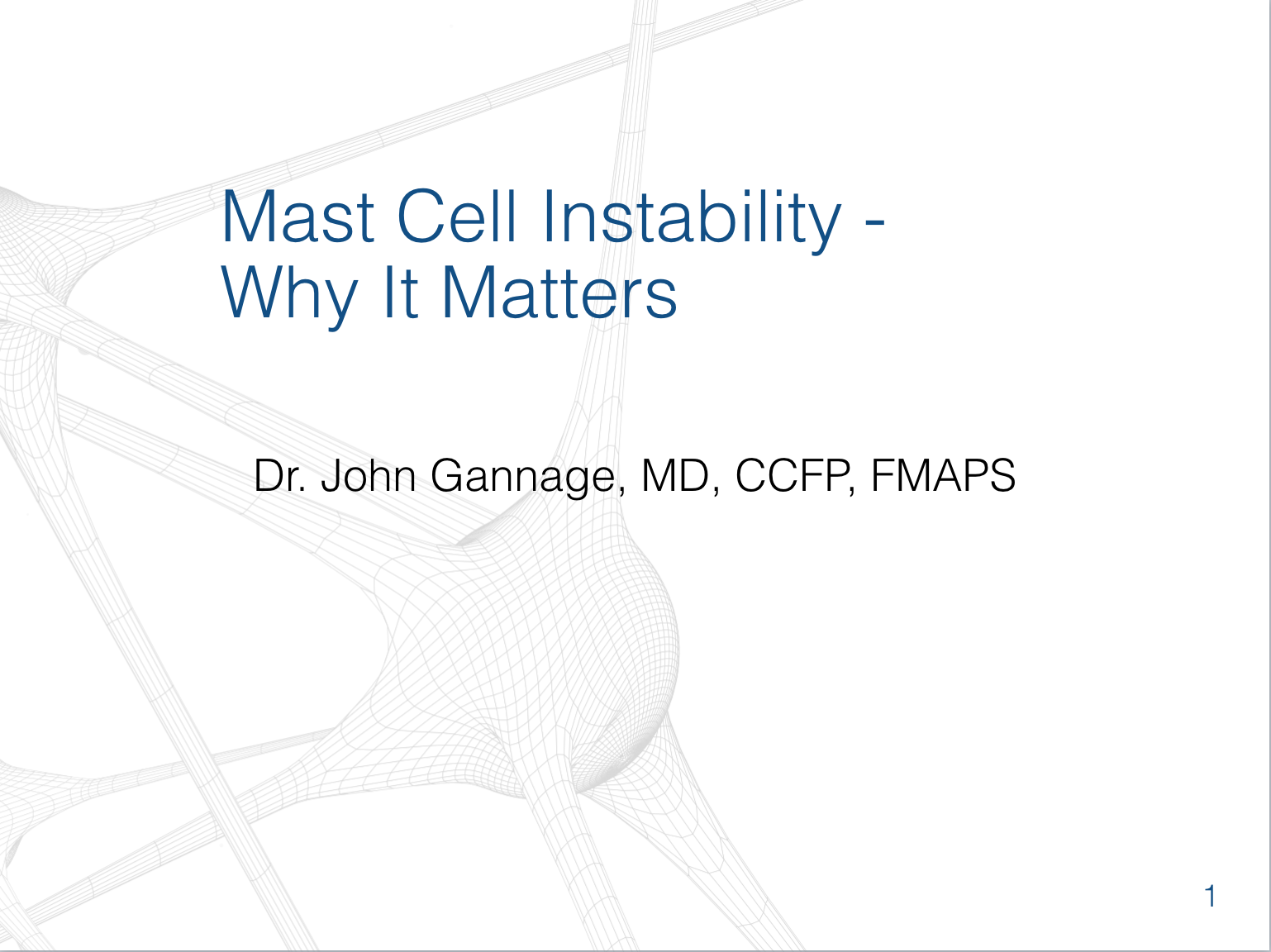 Mast Cell Instability: Why It Matters - A Presentation on Mast Cell ...